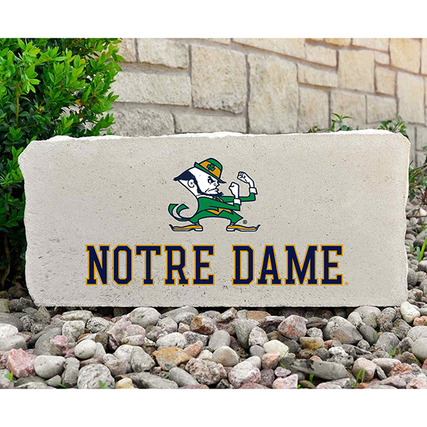 17in Fighting Irishman Notre Dame Porch Stone